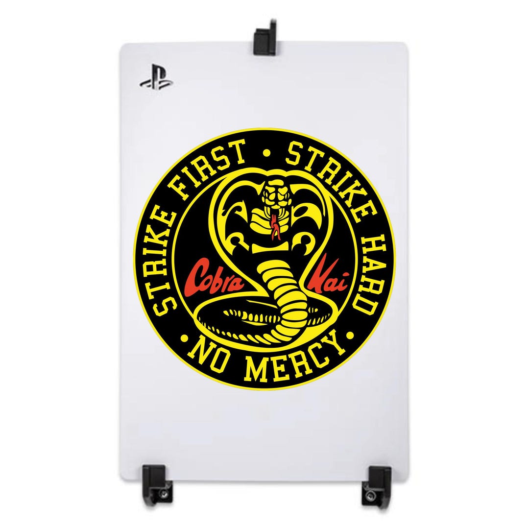 Cobra Kai Vinyl Decal Strike First, Strike Hard, No Mercy Waterproof ...