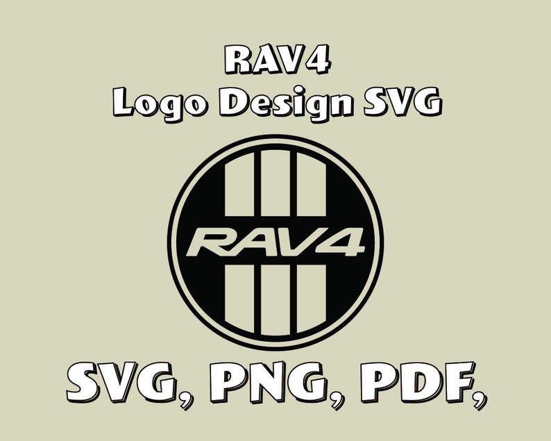 Toyota RAV4 Logo SVG – Digital Download for Cricut and Silhouette ...