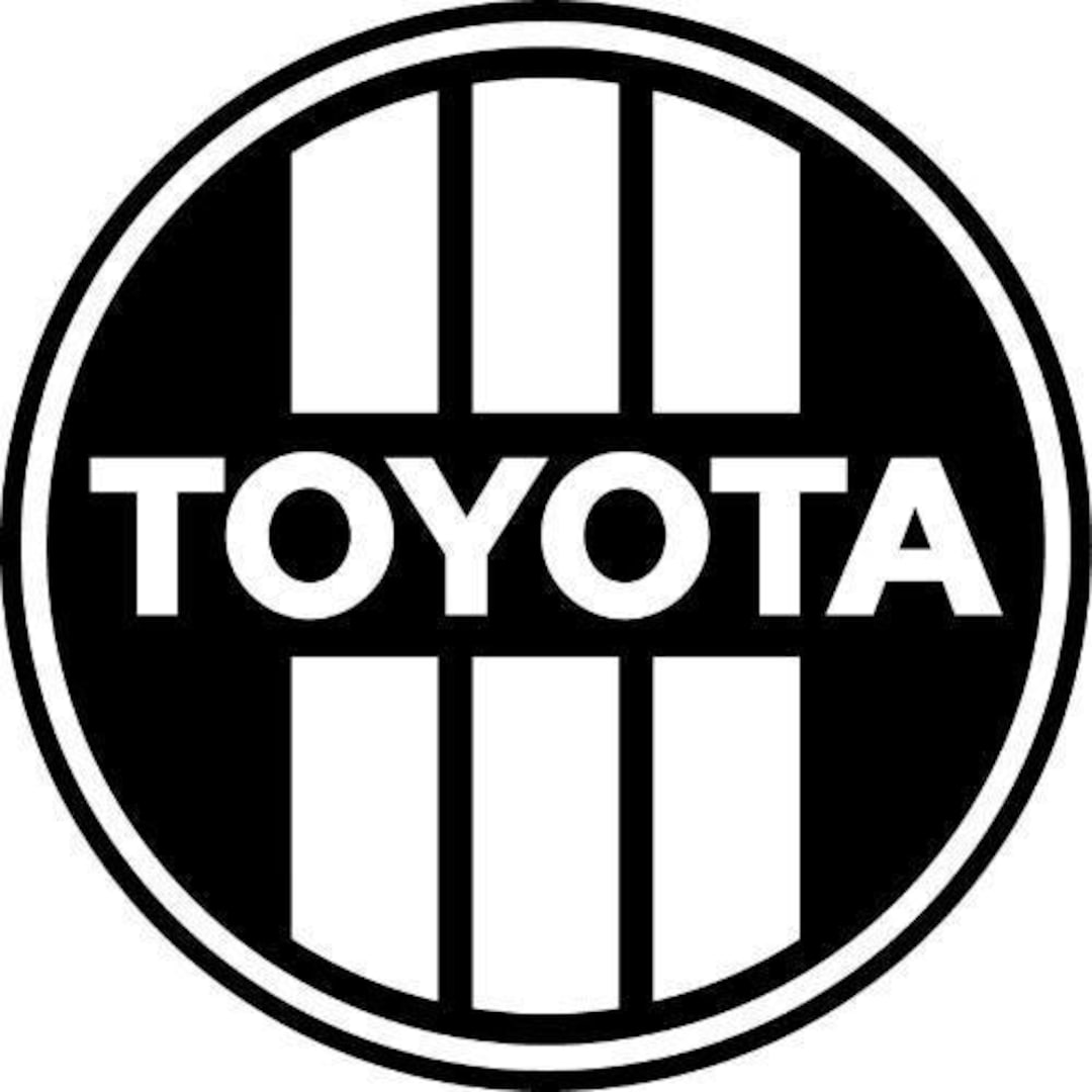 Toyota Emblem Sticker Retro-inspired Car Decal - Etsy