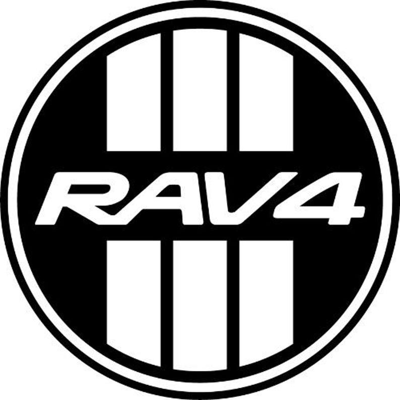 RAV4 Retro Logo Sticker – Vintage Emblem Decal for Toyota Suvs - Etsy