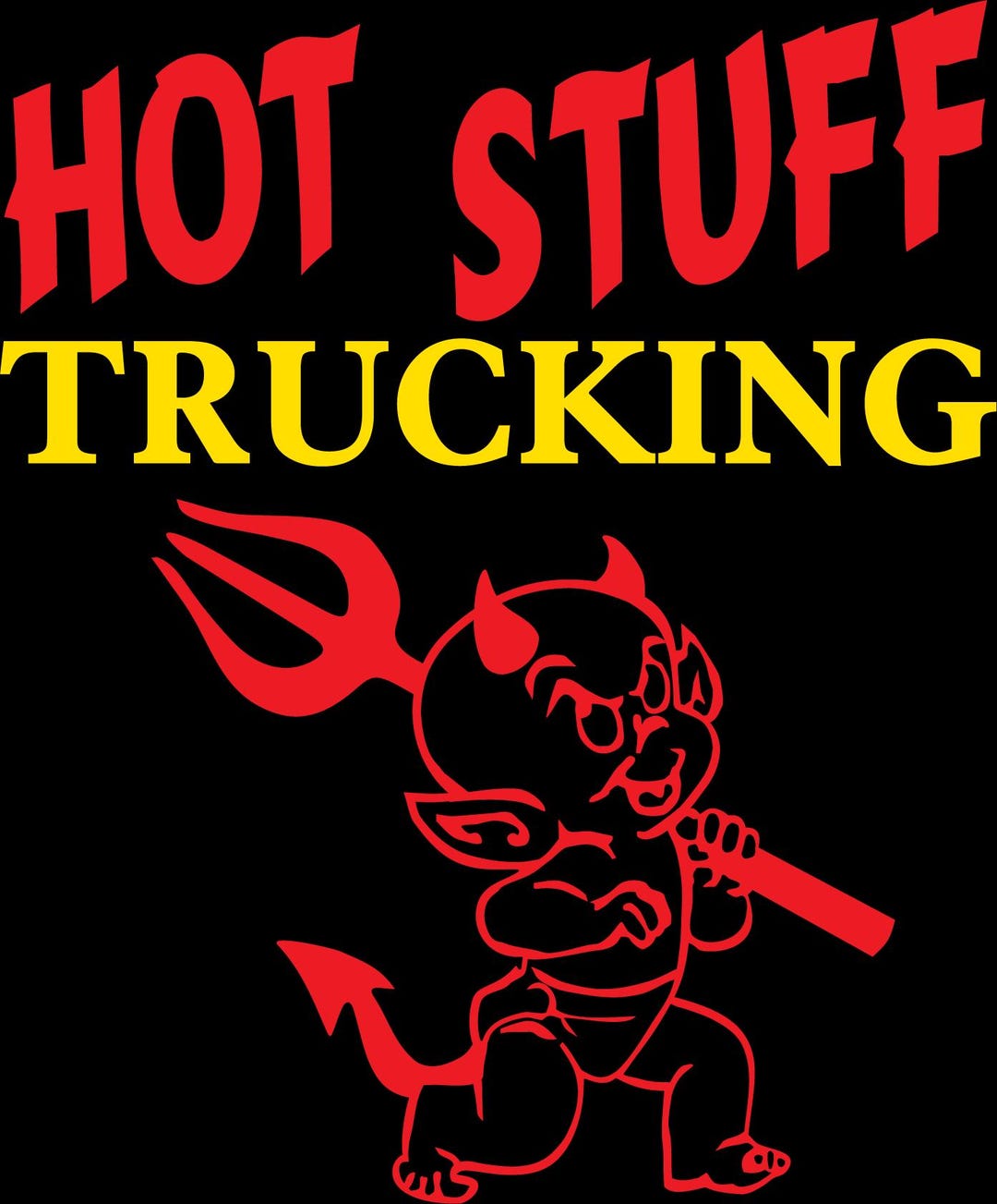 Hot Stuff Trucking Devil Hazardous Materials Decal - Etsy
