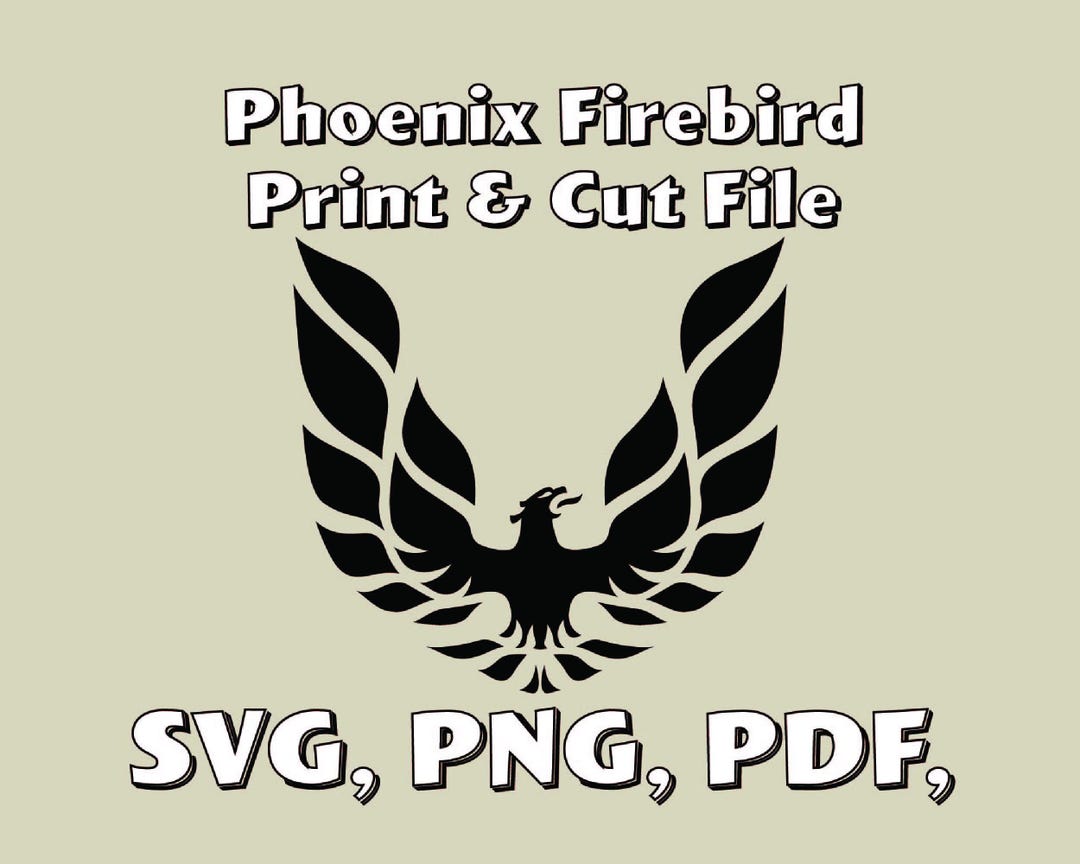 Phoenix Firebird SVG Digital Download for Cricut & Silhouette Bold Car ...
