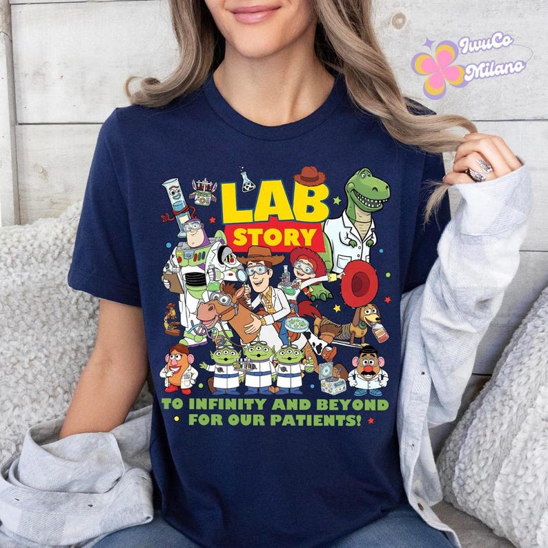 Disney Toy Story Lab Week Shirt, Buzz Lightyear Woody Jessie Bo Peep ...