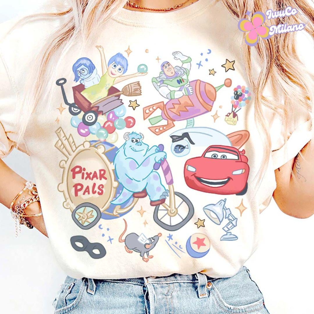 Disney Pi.xar Pals Shirt, Girly Disneyland Pi.xar Pier Cars Lightning ...
