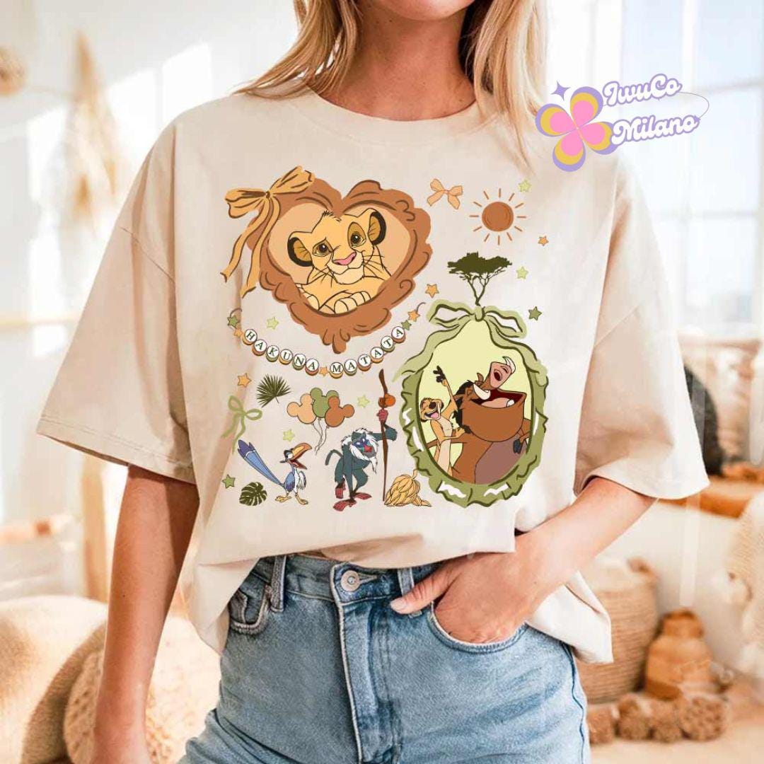 Coquette Bow Bracelets Hakuna Matata Disney the Lion King Shirt, Mufasa ...
