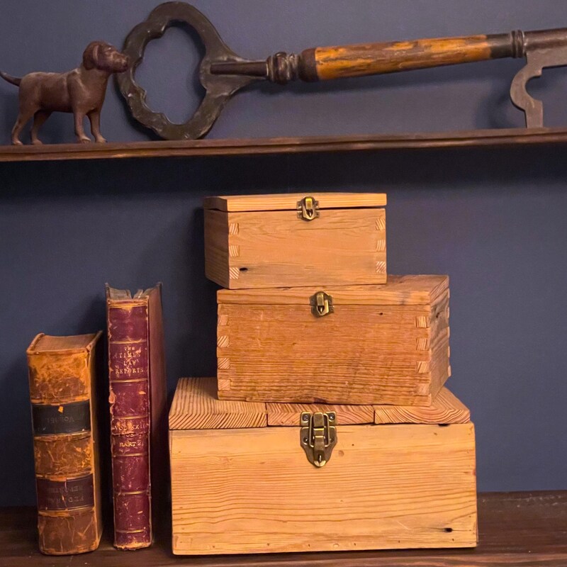 Reclaimed Wood Box - Etsy