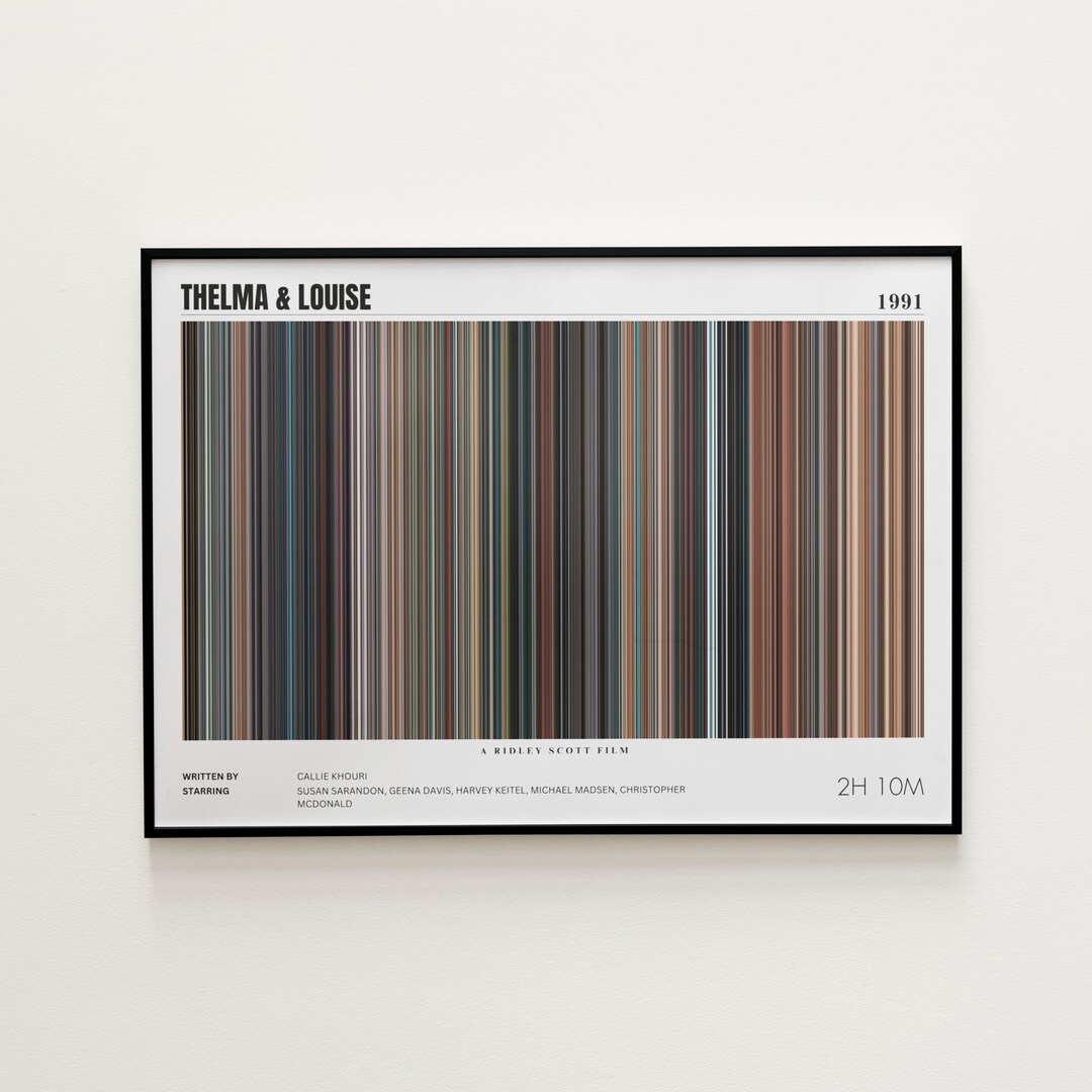 Thelma and Louise Movie Poster, Horizontal Movie Print, Thelma & Louise ...