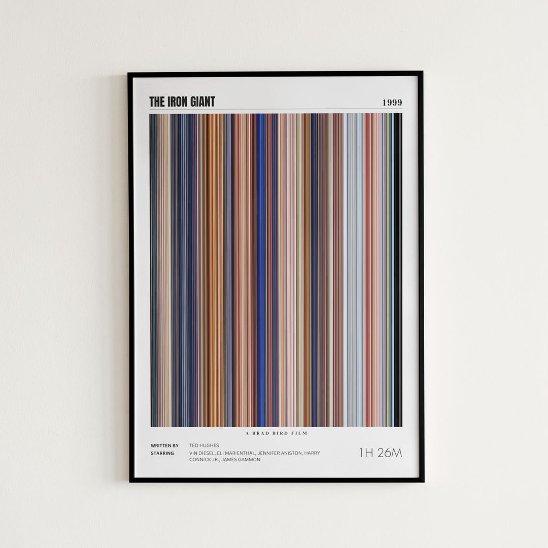 The Iron Giant Movie Poster, Vin Diesel, the Iron Giant Print, Custom ...