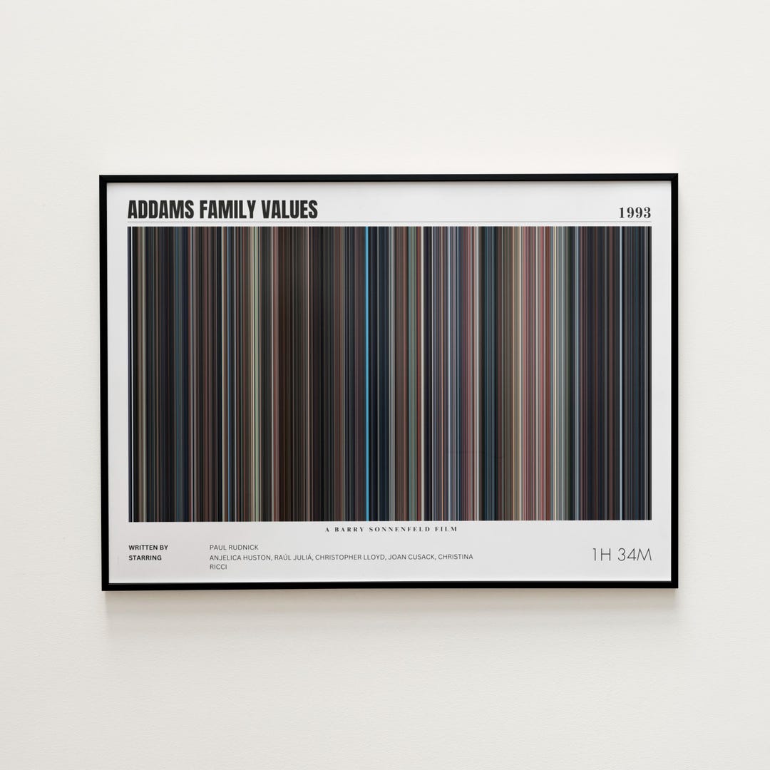 Addams Family Values Movie Poster, Horizontal Movie Print, Addams ...