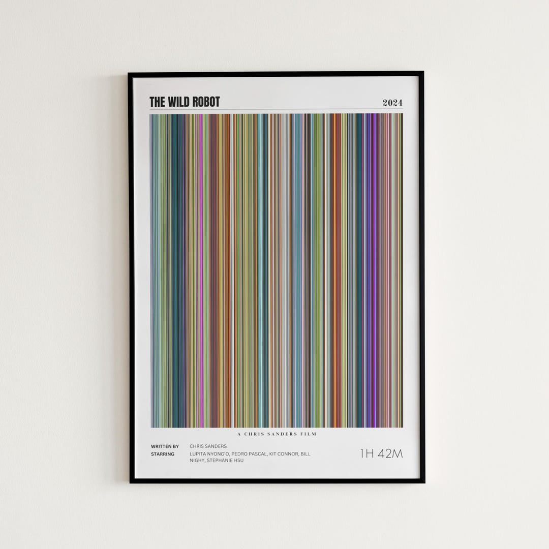 The Wild Robot Movie Poster, Lupita Nyong'o, the Wild Robot Print ...