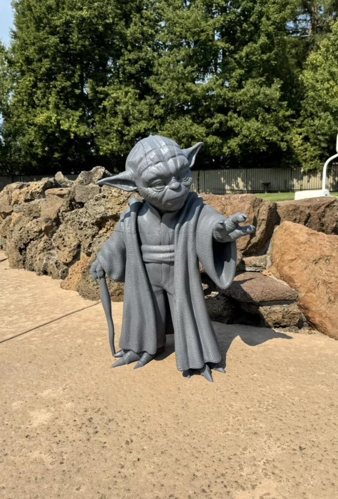 Yoda Life Size Statue DIY Starwars - Etsy
