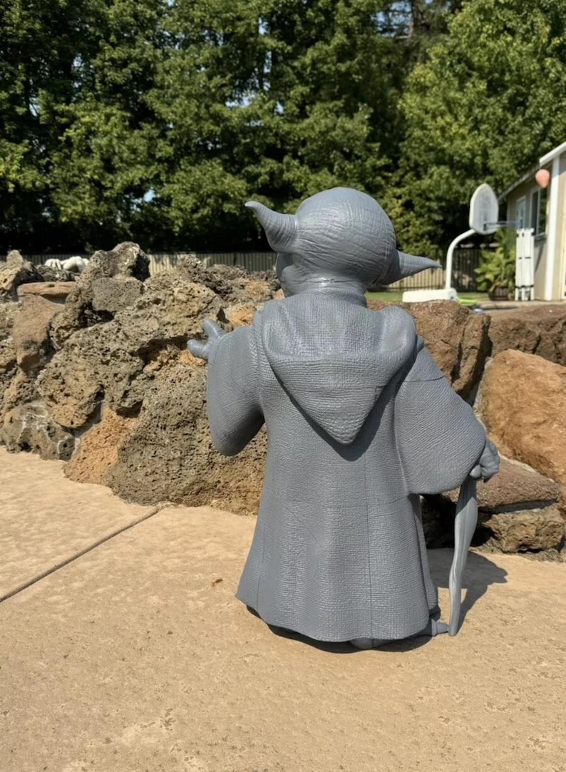 Yoda Life Size Statue DIY Starwars - Etsy