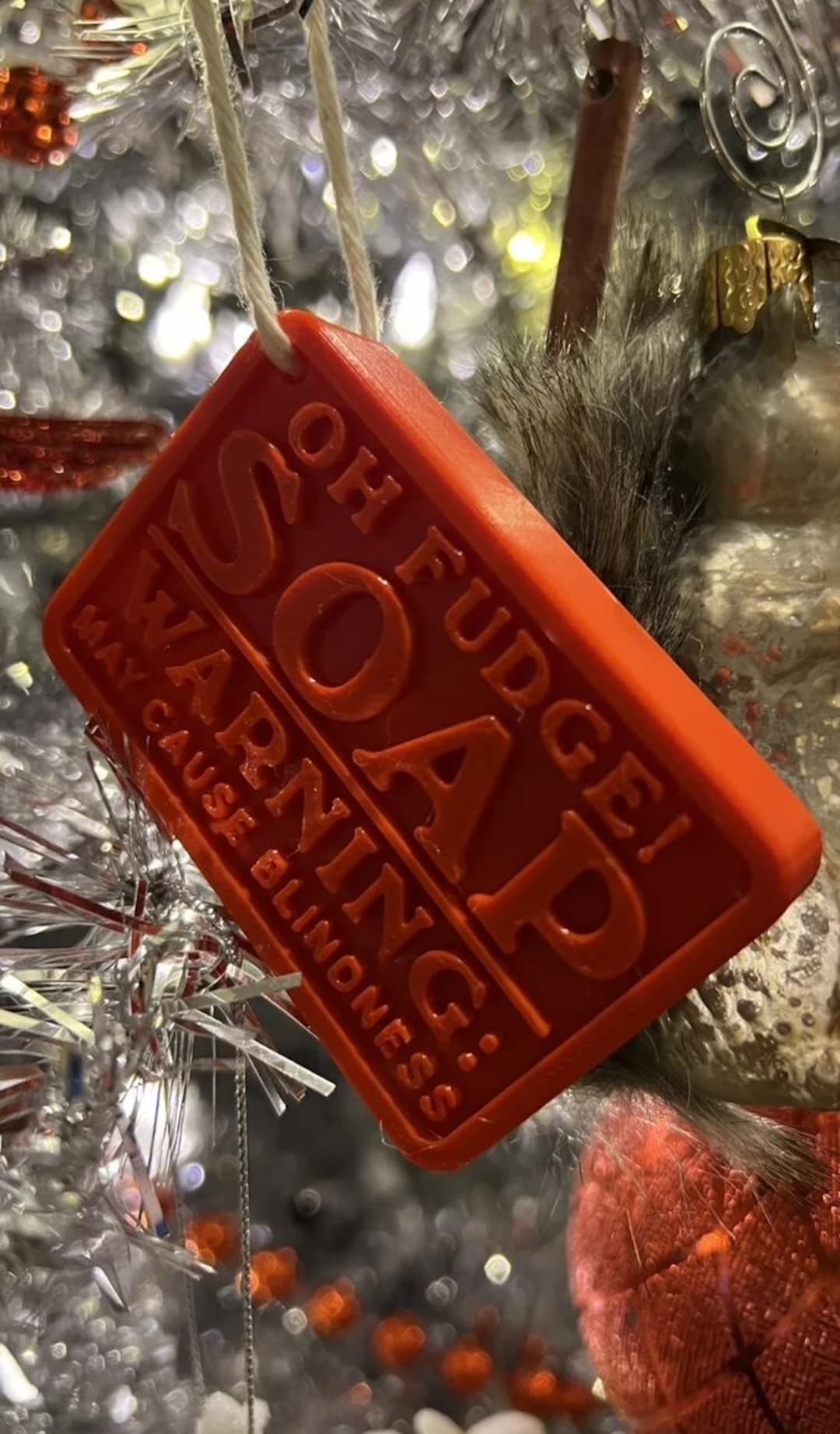 Christmas Story Soap Ornament Oh Fudge - Etsy