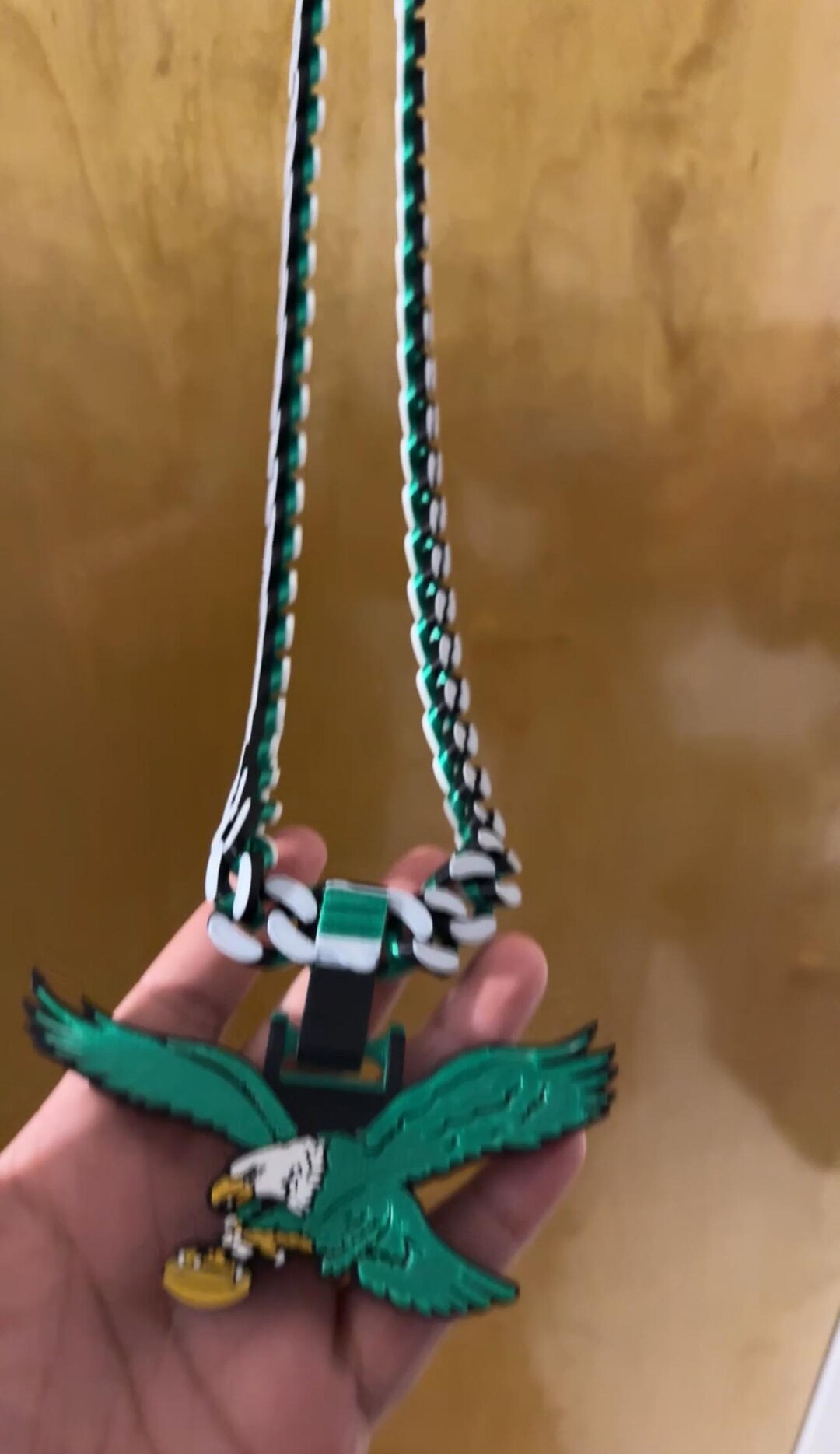 Old School - Philly Eagles Cuban Chain - Etsy