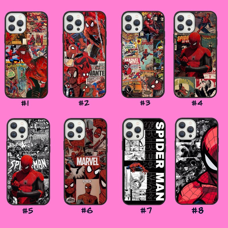 iPhone Spider Man Case - Etsy