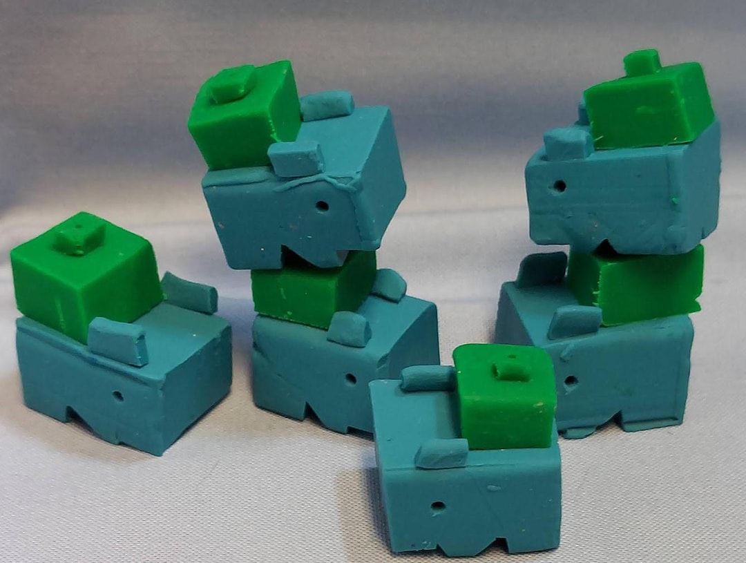 Cubic Bulbasaur Pokémon Polymer Clay Figurine - Etsy