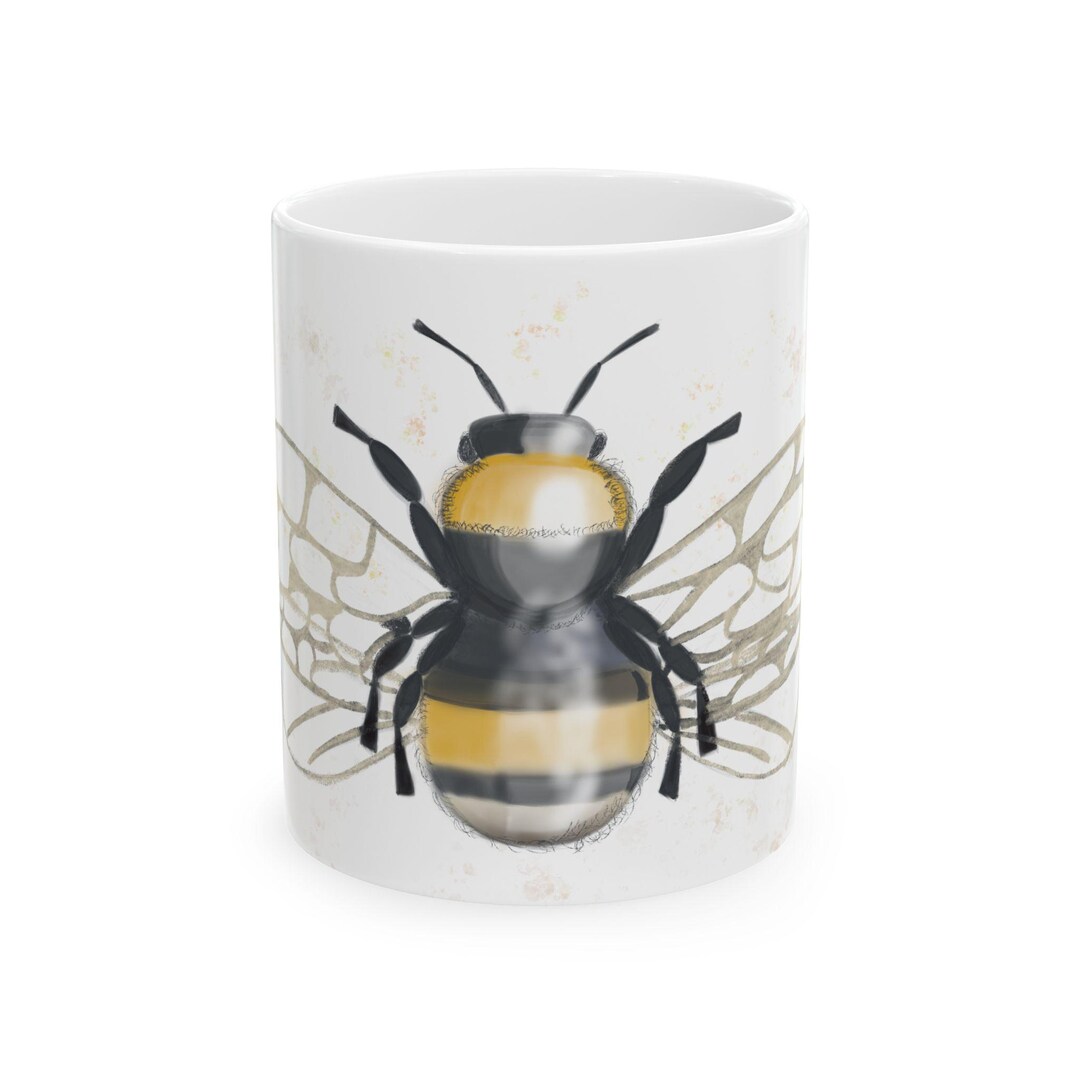 Bumblebee Mug, Bespoke Insect Cup, Custom Honey Bee Tea Mug, Unique ...