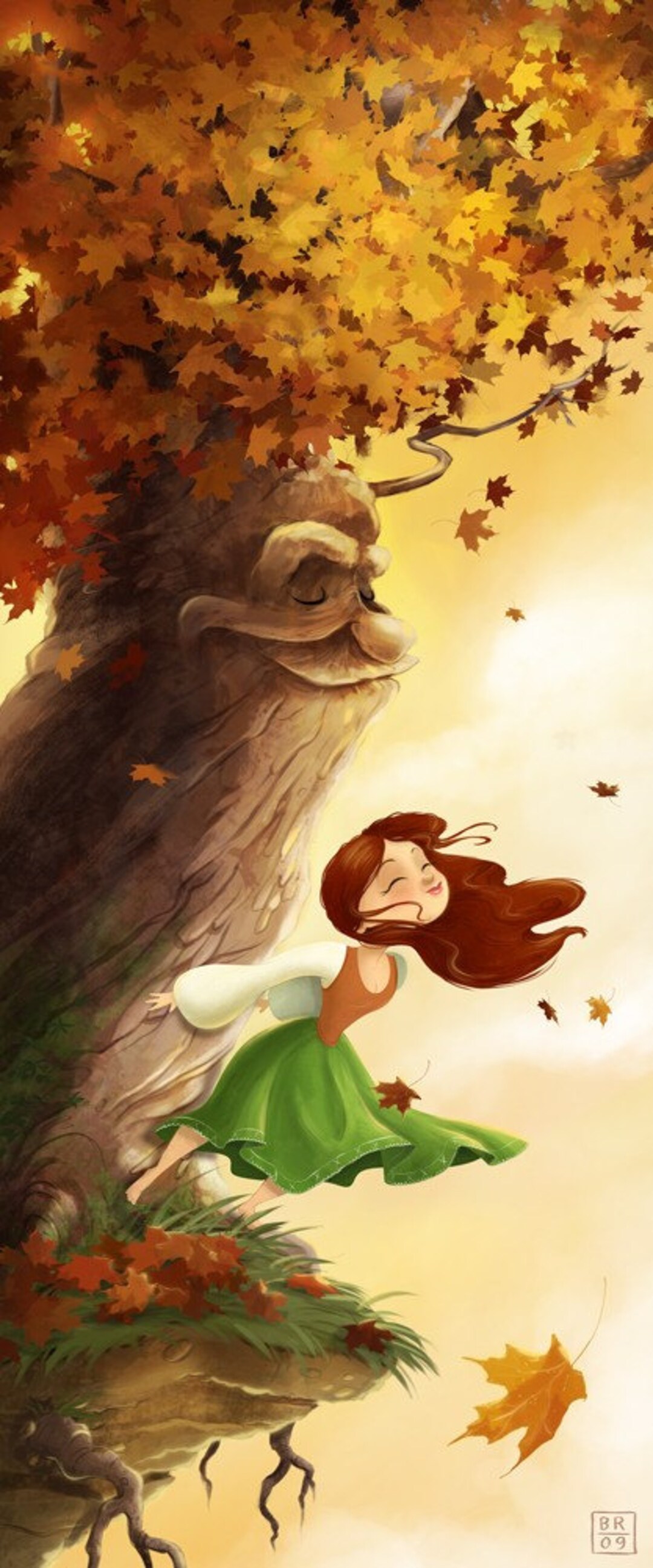 Princess of the Trees Fine Art Print Magical Celtic Fall Art Fairytale ...