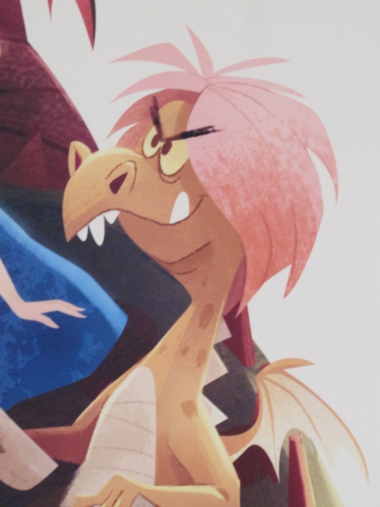 Game of Thorns Disney/game of Thrones Mashup Fine Art - Etsy