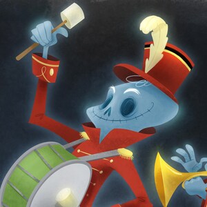 The Ghost Parade 6x12 Fine Art Print Inspired by Vintage Children's ...