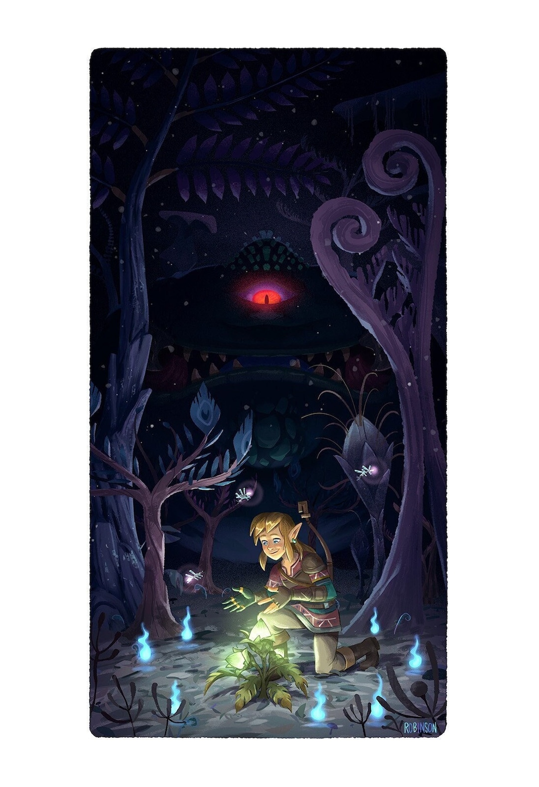 Link in the Depths | Tall Fine Art Print | 6x12 | 13x19 | Tears of the ...