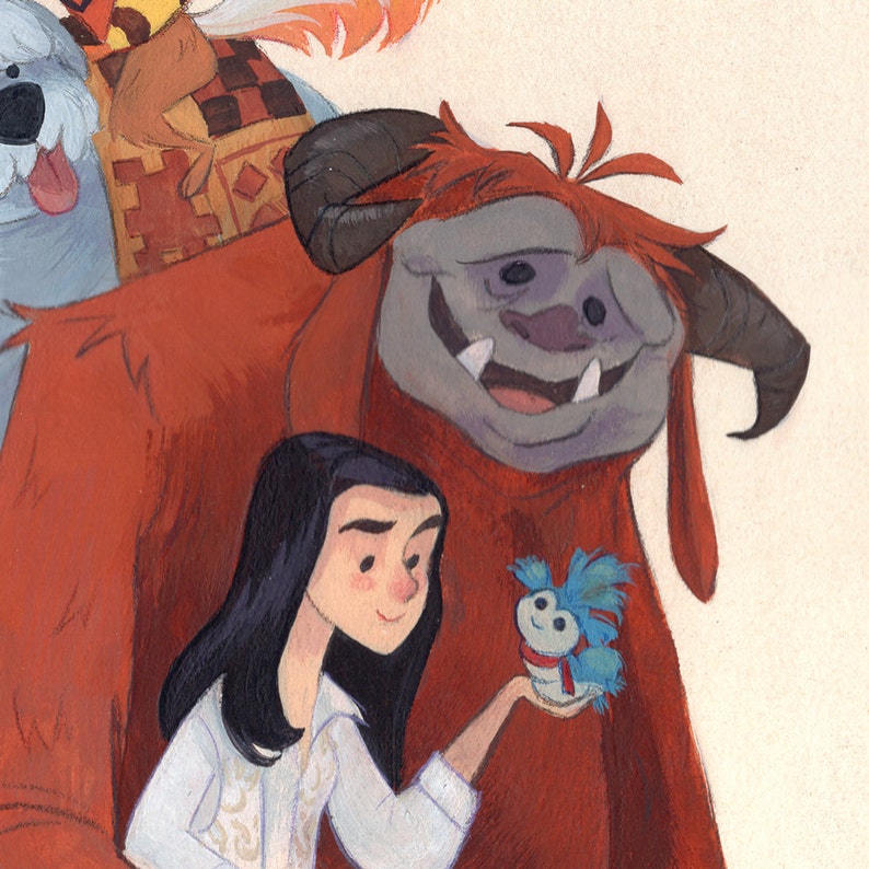 Sarah and Her Friends Labyrinth Tribute Fine Art Print - Etsy