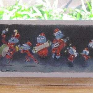 The Ghost Parade 6x12 Fine Art Print Inspired by Vintage Children's ...