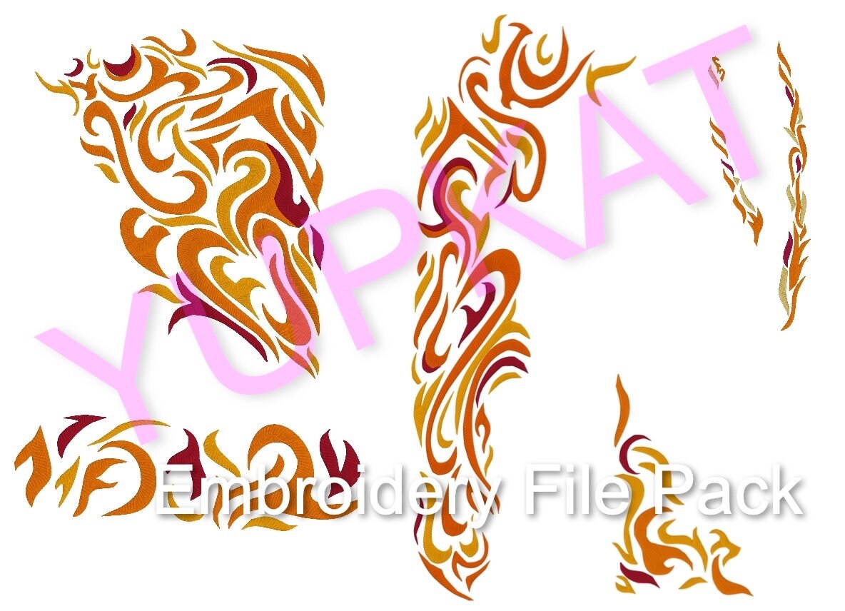 Inferni Kefta Machine Embroidery Files DIGITAL PURCHASE - Etsy