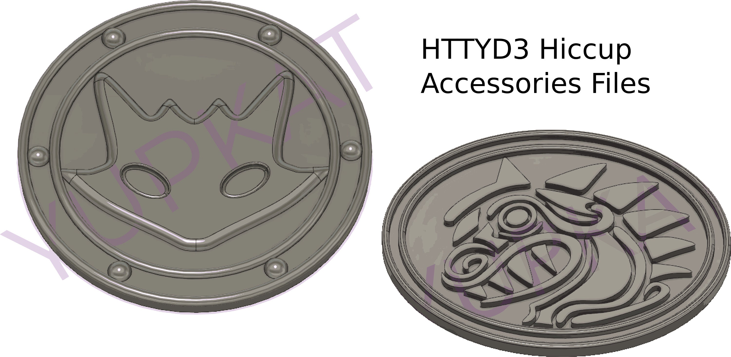 Hiccup Accessories 3D Print File for Cosplay How to Train | Etsy