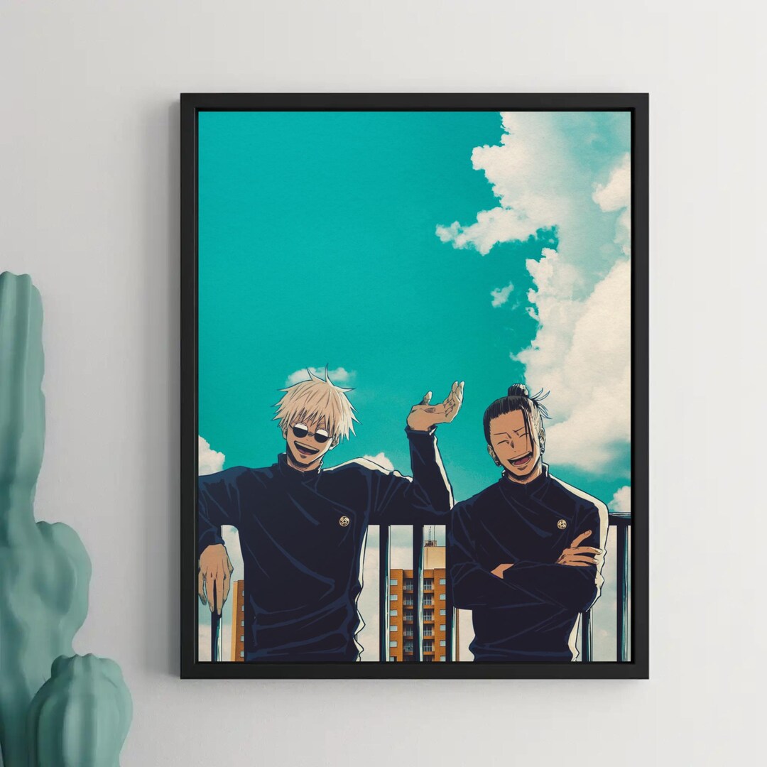 Gojo X Geto Poster Print // Quality Poster Jujutsu Kaisen Inspired - Etsy