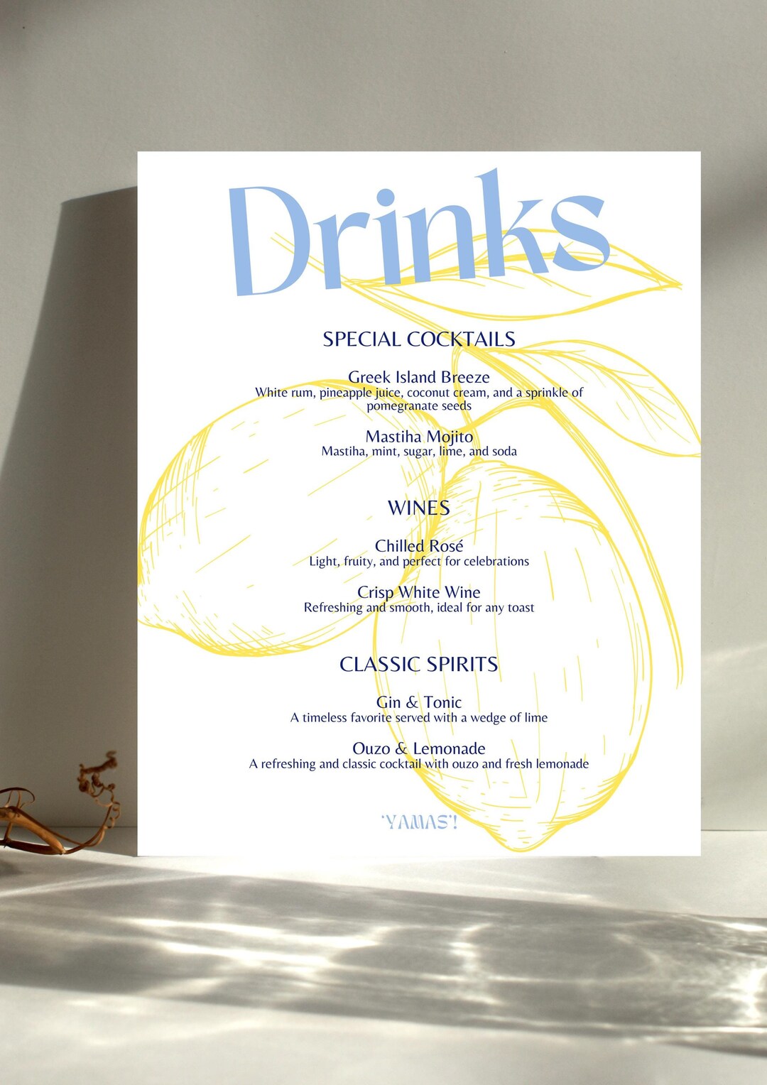 When Life Gives You Lemons, Let’s Celebrate! Greek Bachelorette Drink ...