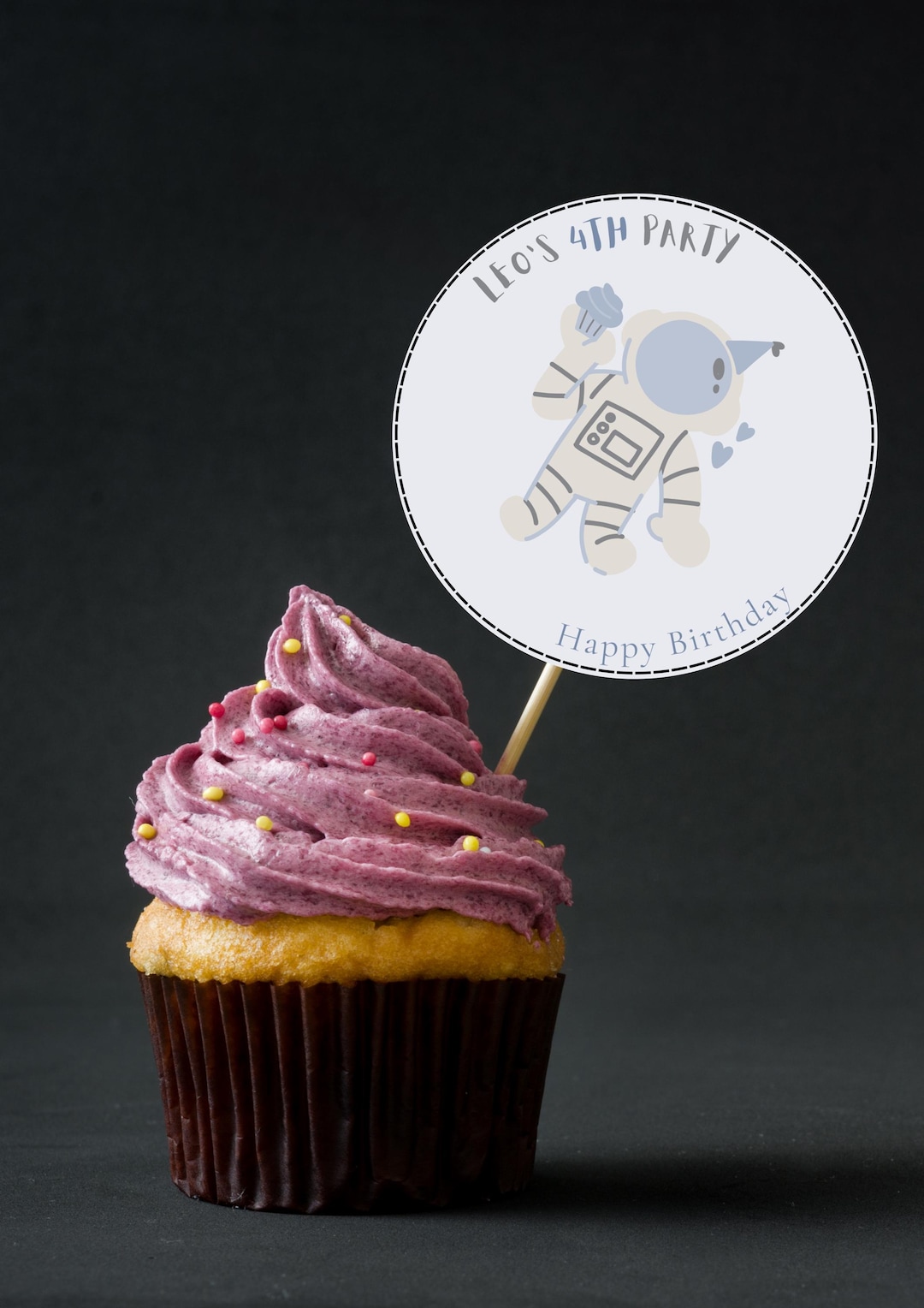 Mission: Birthday Celebration – Space Cupcake Toppers, Astronaut ...