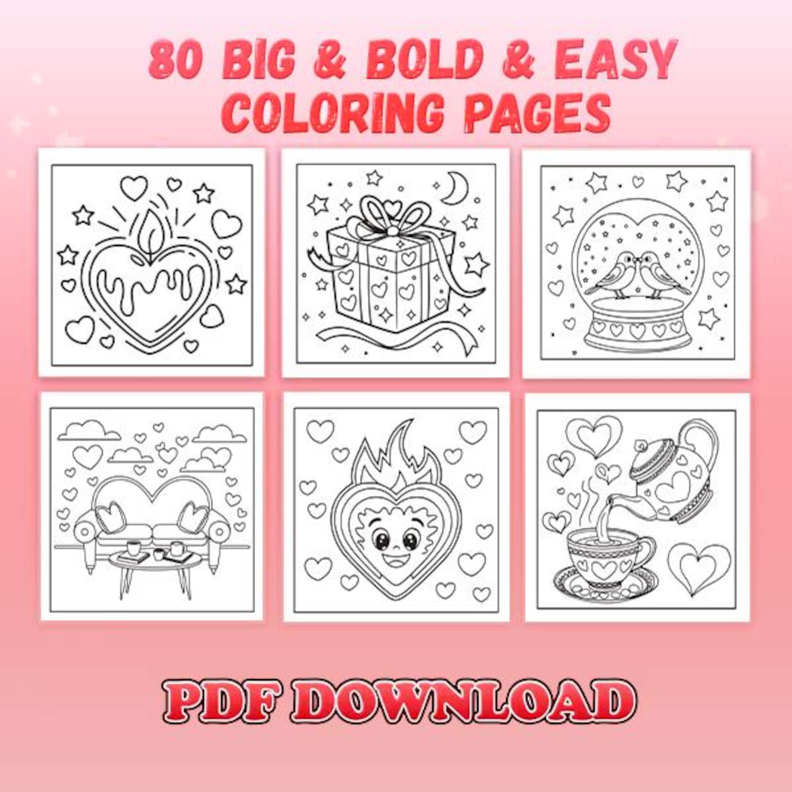Cozy Valentine's Day Coloring Books, Valentine's Day 2025, Coloring ...