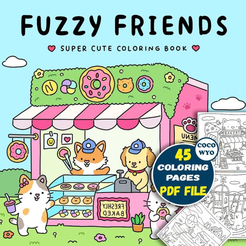 Fuzzy Friends - Etsy