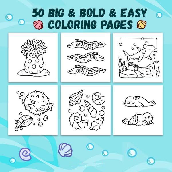 Coco Wyo Coloring Books Ocean Scene, Coco Wyo Coloring Pages, Coco Wyo ...
