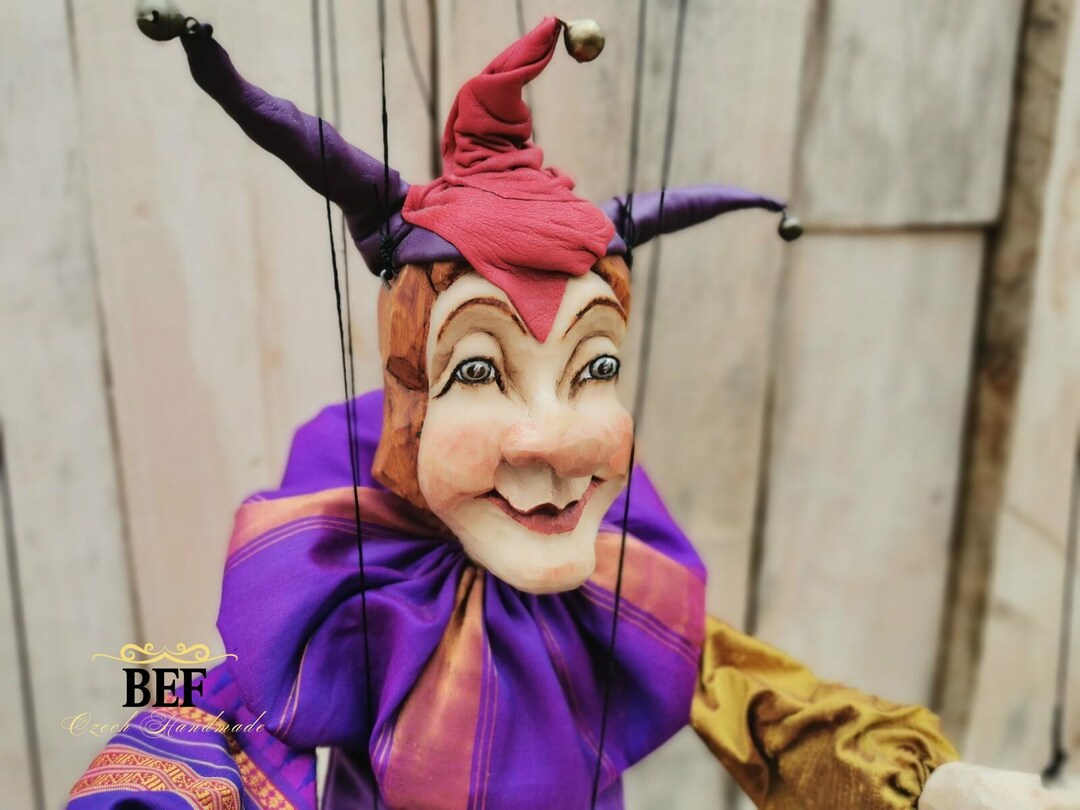 The Marionette Jester – A Unique Handmade Puppet - Etsy