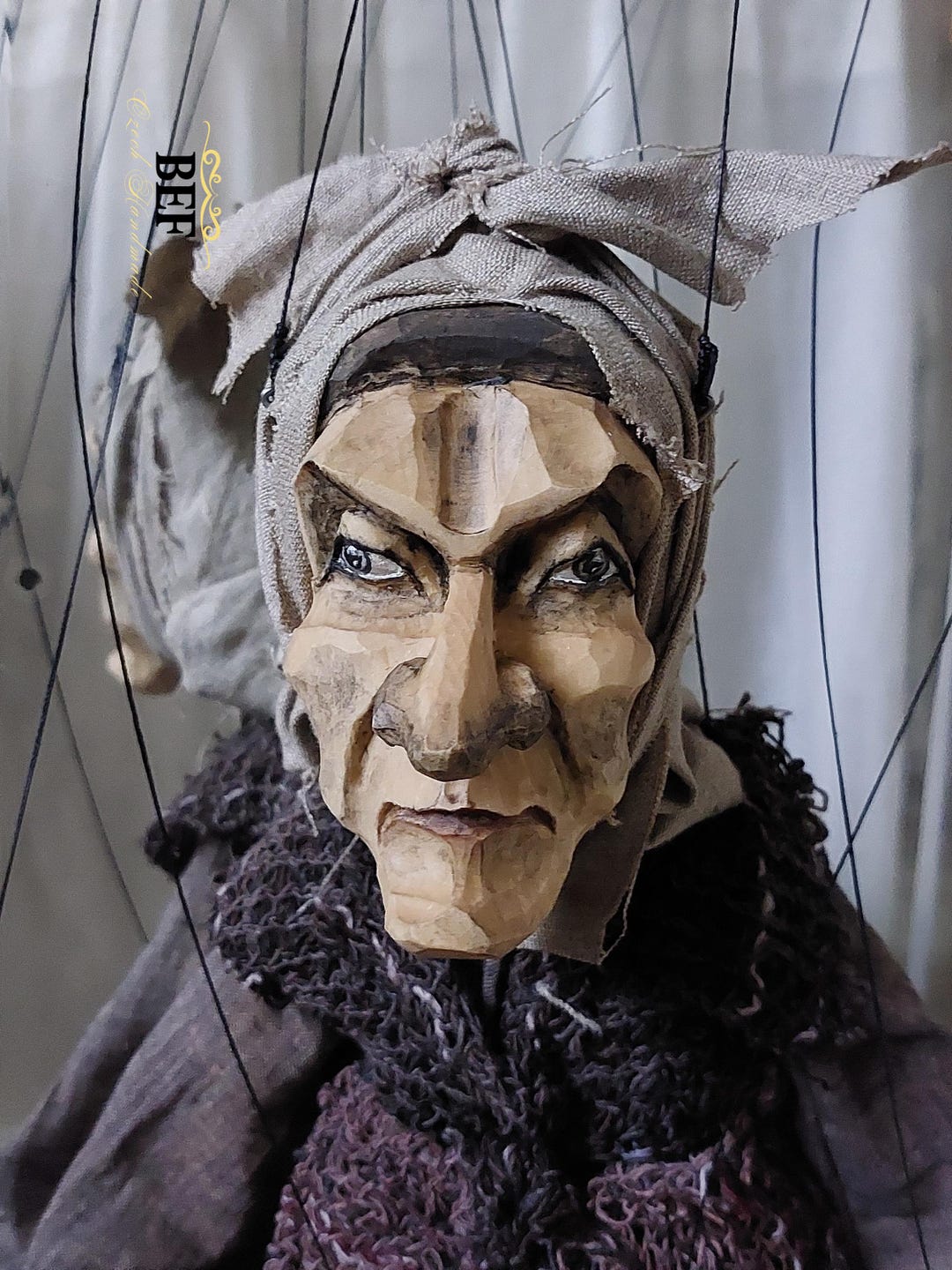 Handmade Witch Marionette – Mysterious and Unique - Etsy