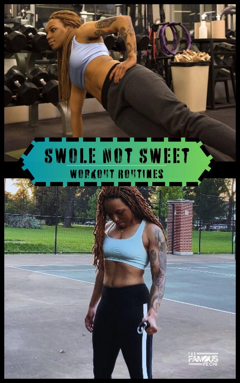 Swole Not Sweet: Workout Routines - Etsy