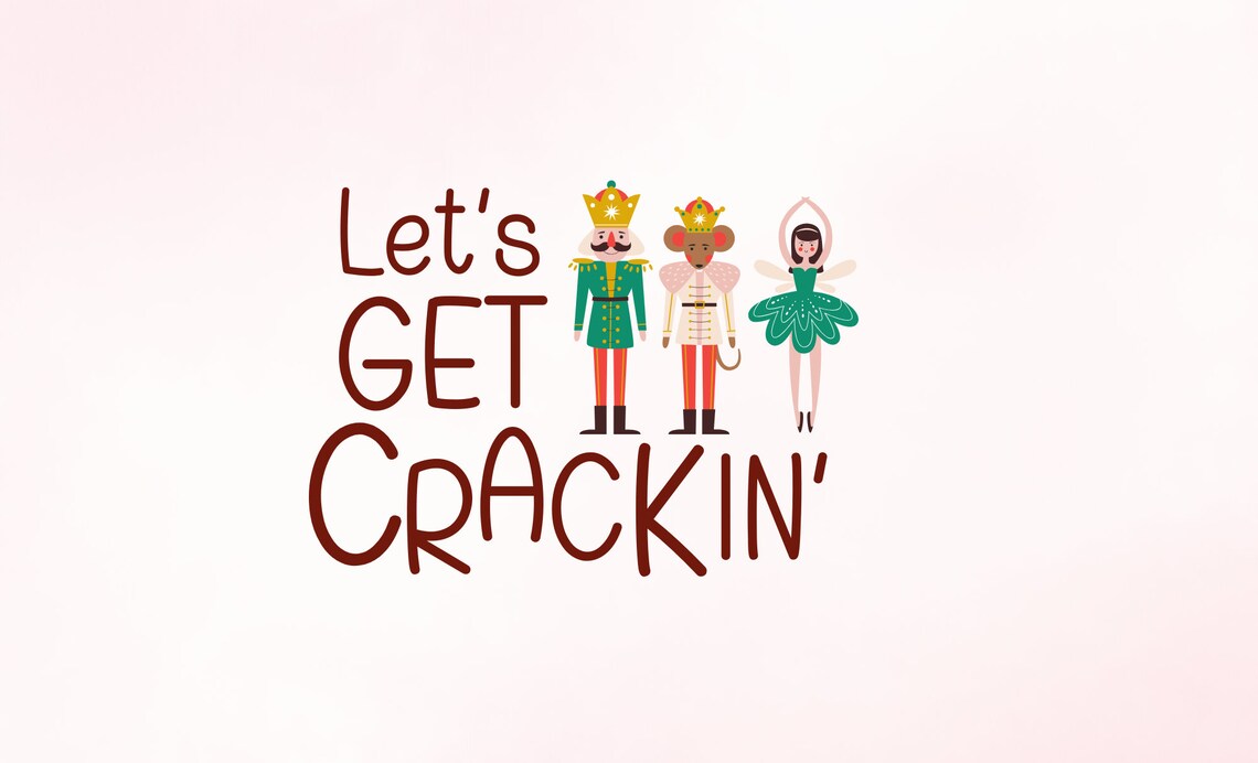 Nutcracker Cute Handwritten Font, Playful Font, Digital Download Font ...