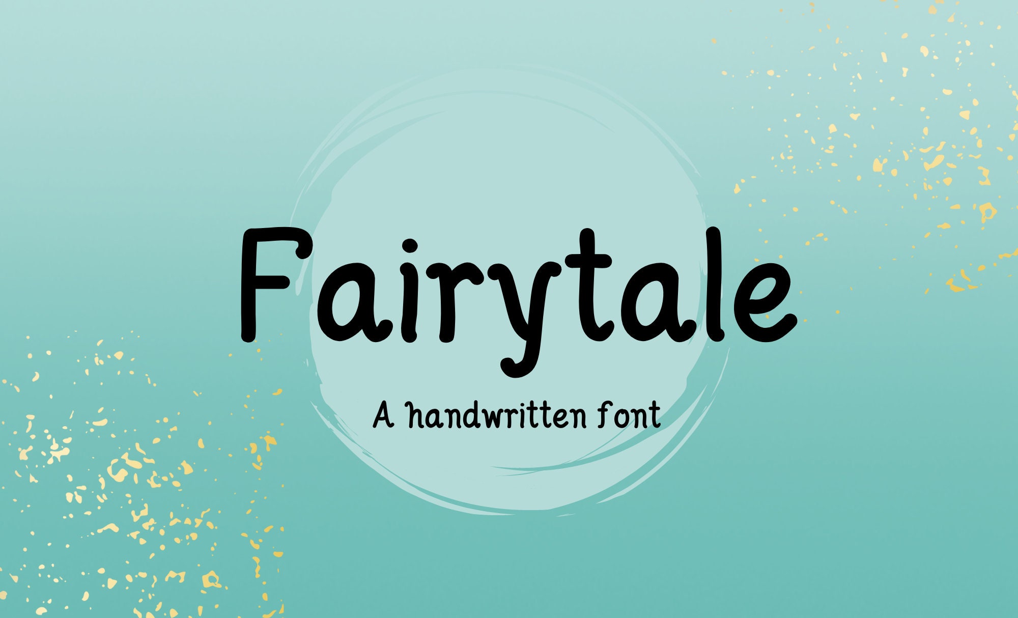Fairytale Cute Font, Playful Font, Print Font, Digital Download Font ...