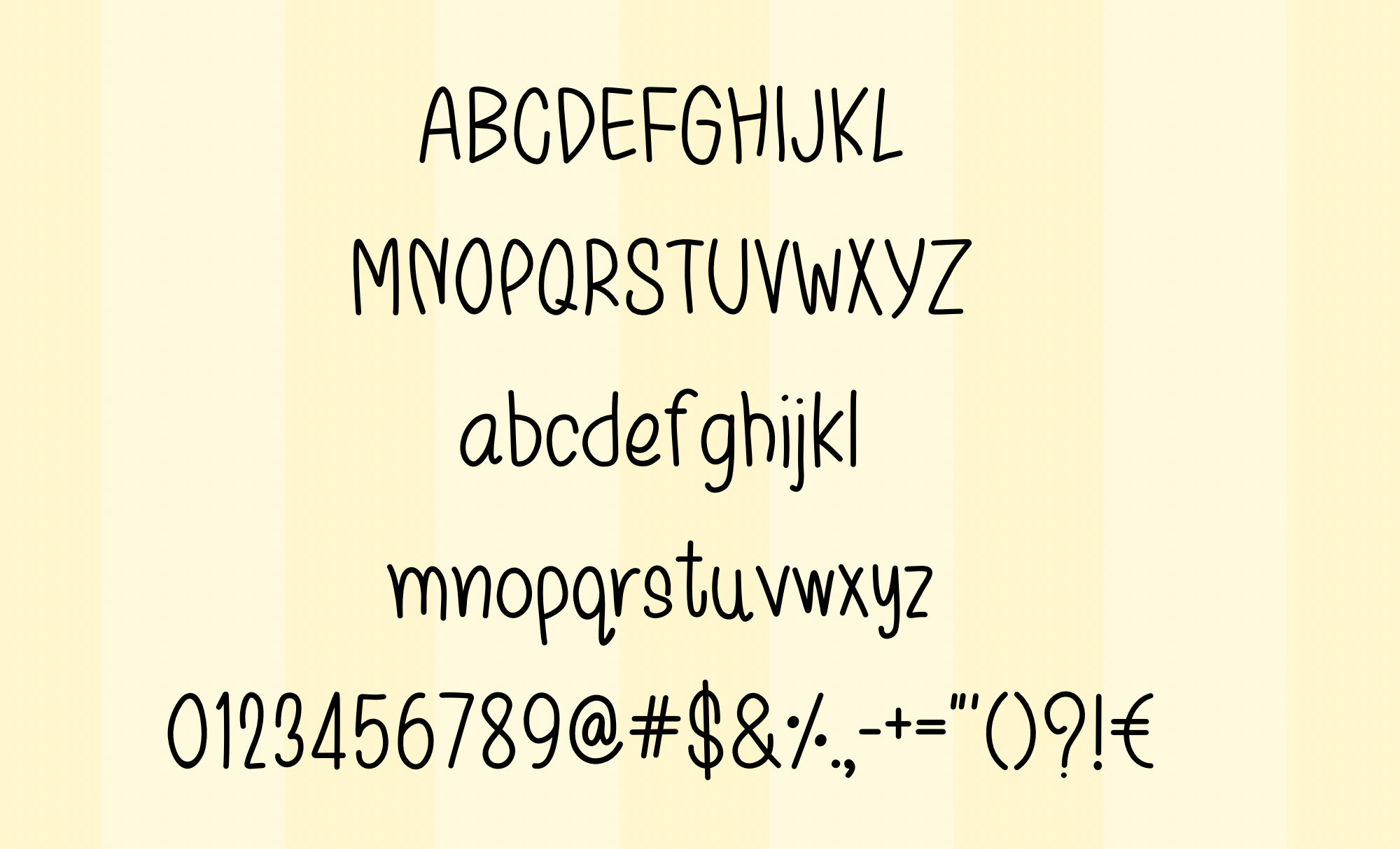 Goofy Playful Handwritten Font, Cute Font, Fun Font, Digital Prints ...