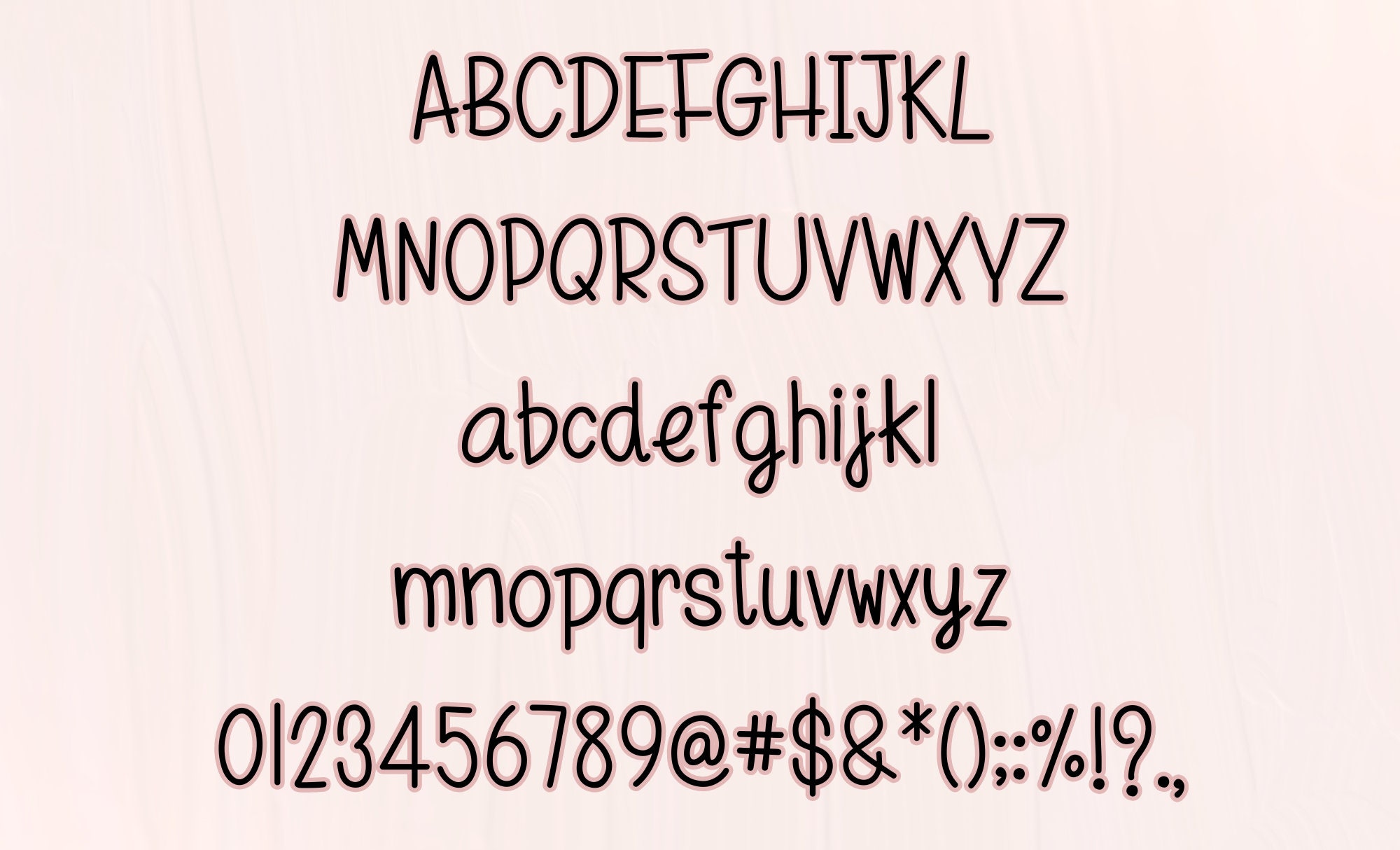 Wonderful Cute Handwritten Font Neat and Clean Font Banner - Etsy