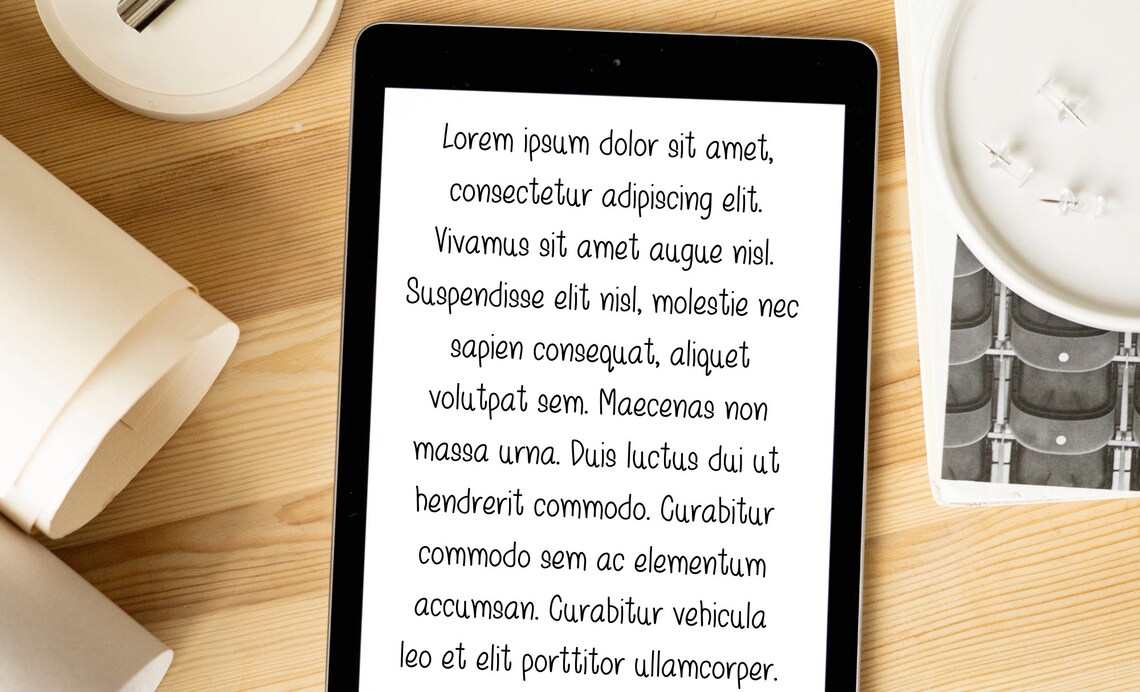 Goofy Playful Handwritten Font, Cute Font, Fun Font, Digital Prints ...