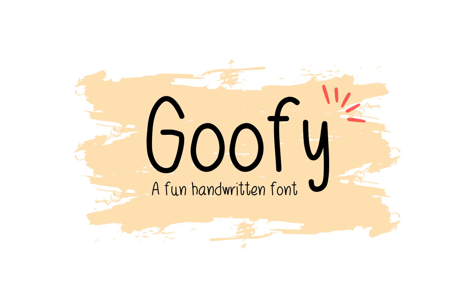 Goofy Playful Handwritten Font, Cute Font, Fun Font, Digital Prints ...