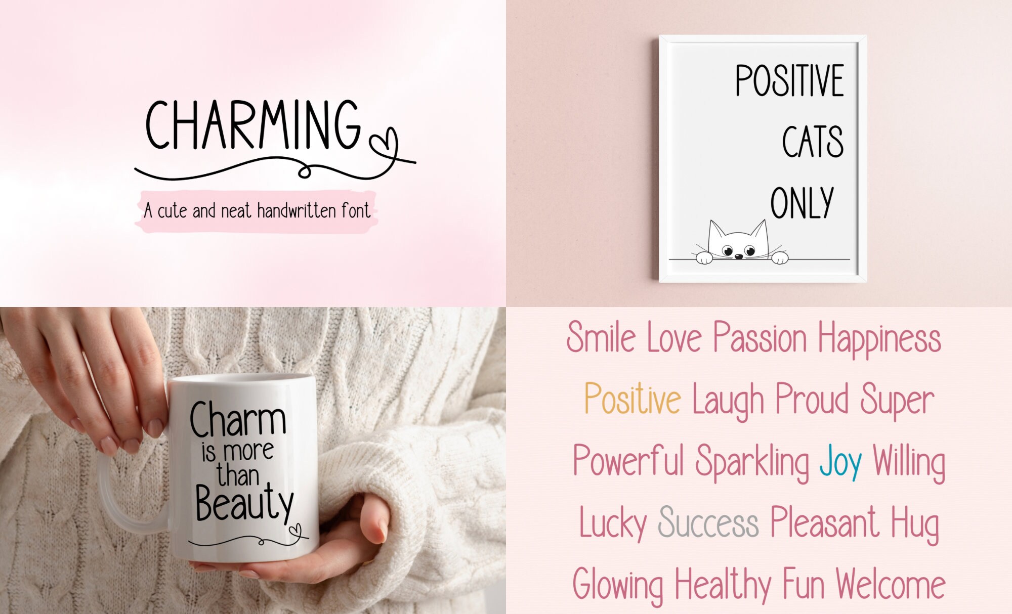 Font Bundle, Cute and Clean Handwritten Fonts Bundle, Goodnotes ...