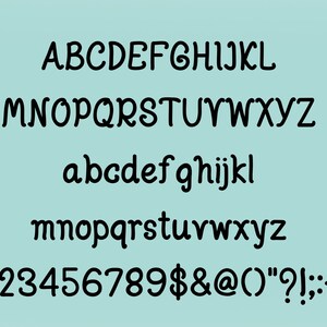 Fairytale Cute Font, Playful Font, Print Font, Digital Download Font ...