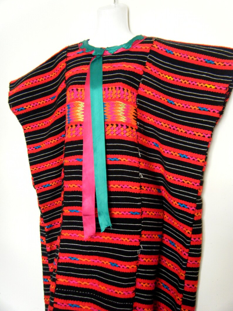 Antique OAXACAN TRIQUIS HUIPIL Hand Woven and Embroidered Long - Etsy