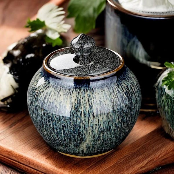 Ceramic Tea Jar - Etsy