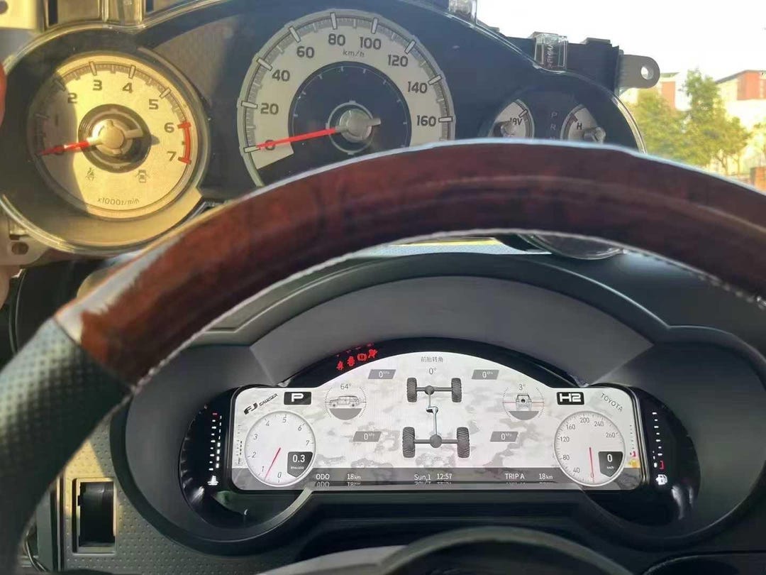 Toyota FJ Cruiser Digital LCD Dashboard Cluster - Etsy