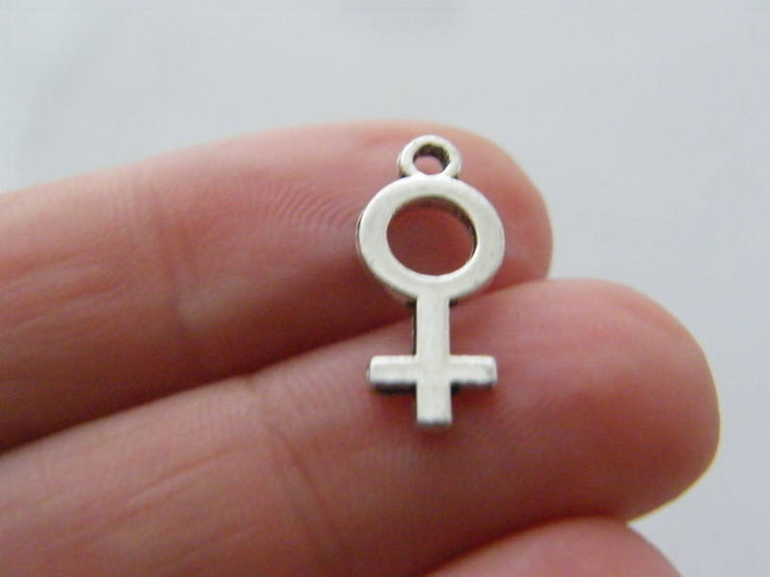 BULK 50 Female Symbol Charms Antique Silver Tone M395 SALE | Etsy
